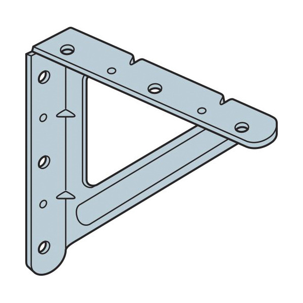 White Cap | Simpson Strong-Tie 5" x 6" Galvanized Steel Concrete Form Angle