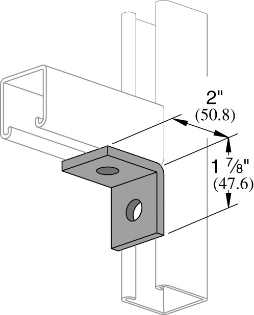 White Cap | Unistrut | Strut Plates and Angle Fittings