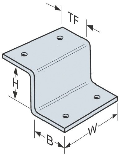 White Cap | Simpson Strong-Tie Z2 20 ga Clip