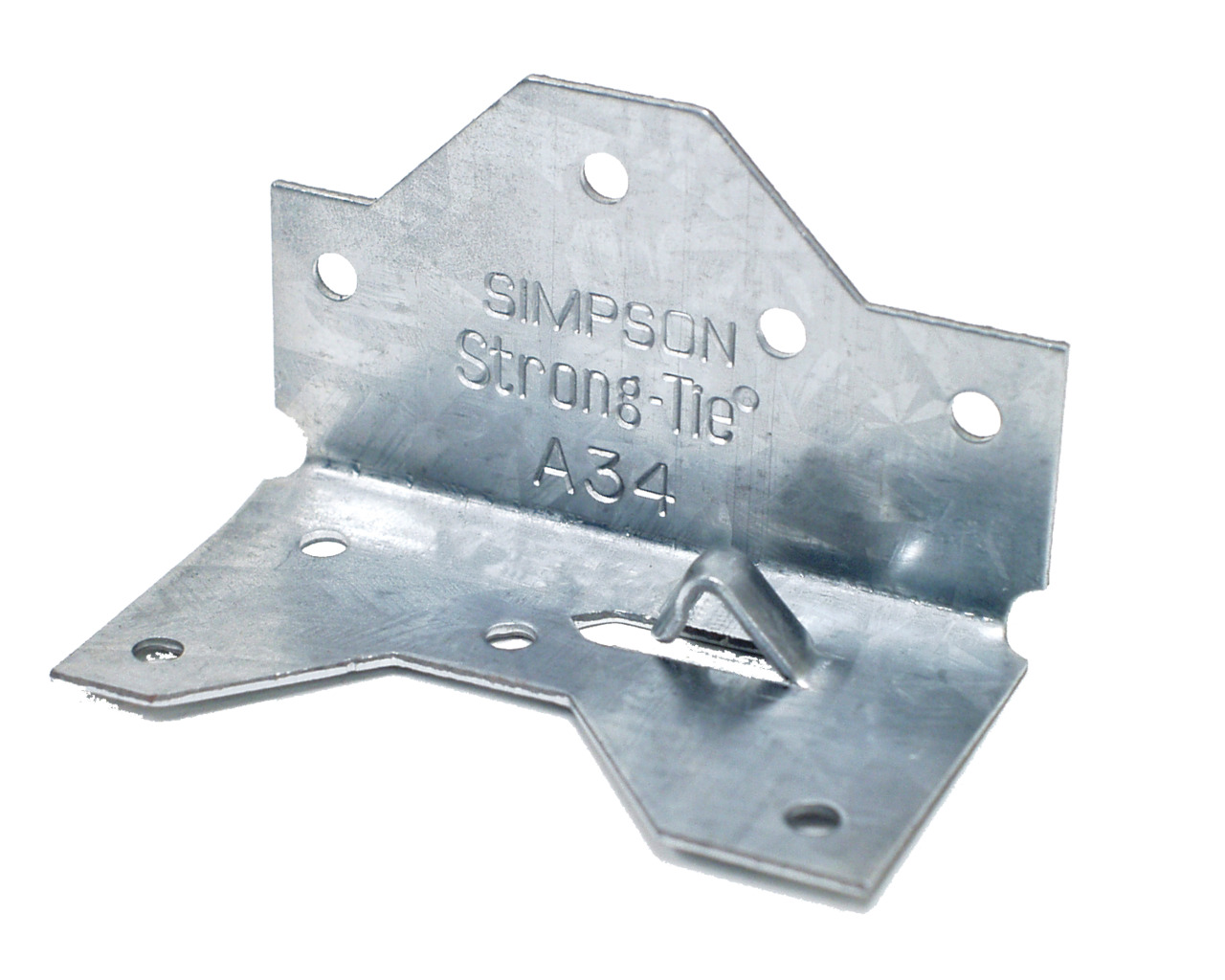 White Cap | Simpson Strong-Tie 1-7/16In x 2-1/2In Framing Anchor