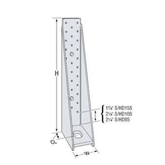 White Cap | Simpson Strong-Tie S/HD Series 2-5/16 x 11" 10 ga G90 ...