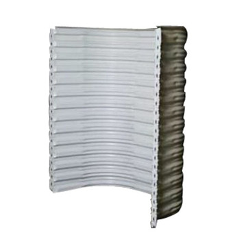 White Cap | Monarch Stif Back II 36 x 55 x 72" White 19 ga Steel Wall ...