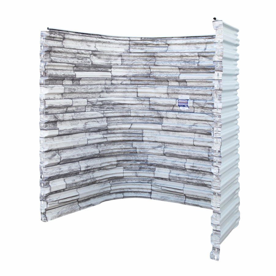 White Cap | Monarch Stif Back II 36 x 55 x 72" Stone View 19 ga Steel ...