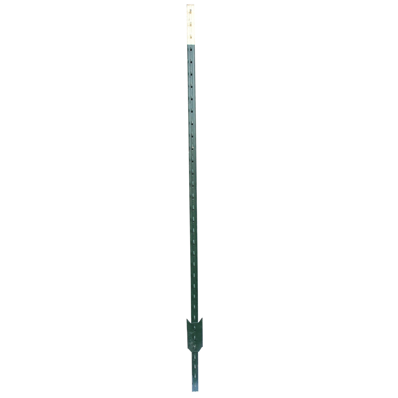 White Cap | 5' Painted Light Duty Fence Post