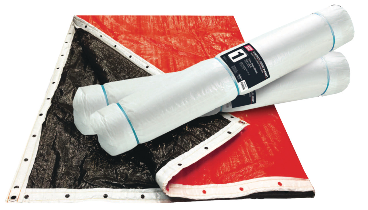 White Cap | 6'X25' 1 Layer Foam Curing Blanket Grip Rite