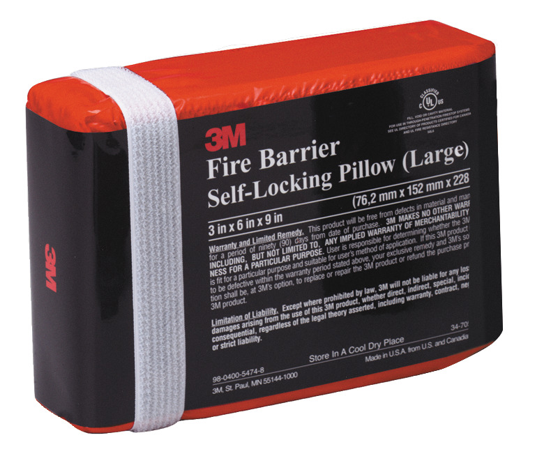 White Cap | 3M 3" x 6" x 9" Self Lock Pillow