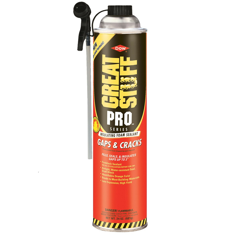White Cap | DuPont 24oz Great Stuff Pro Gap &Crack Foam Straw