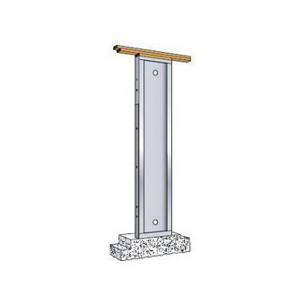 White Cap | Hardy Frame HFX 12" x 8' use with 1-1/8" Bolt