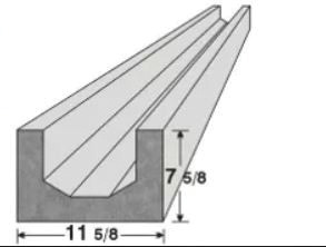 White Cap | Lott's Concrete 8'x4-8" Lintel