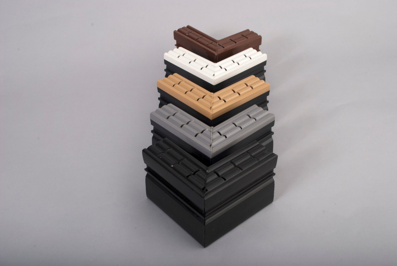 White Cap | W. R. MEADOWS Deck O Drain 90Deg Bend Gray