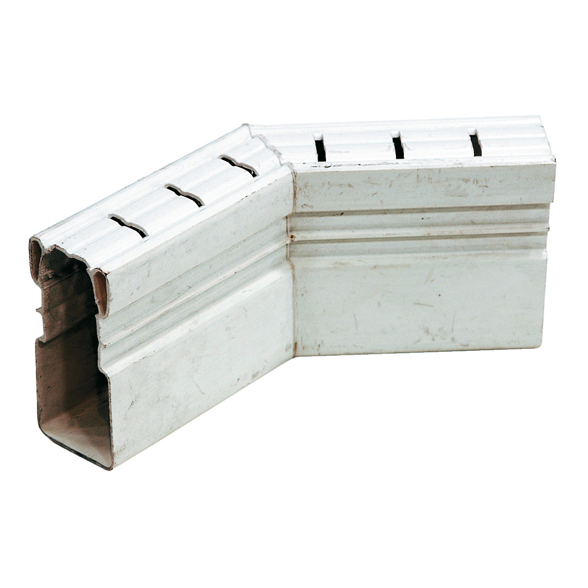 White Cap | W. R. MEADOWS Deck O Drain 45Deg Bend White