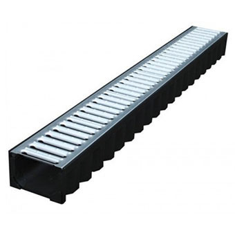 White Cap | ACO Hexaline Garage Pack Drain System Galvanized Steel ...