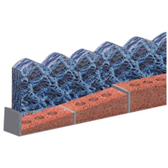 White Cap | Advanced Building Products 1" x 50' Cavity Mortar Break