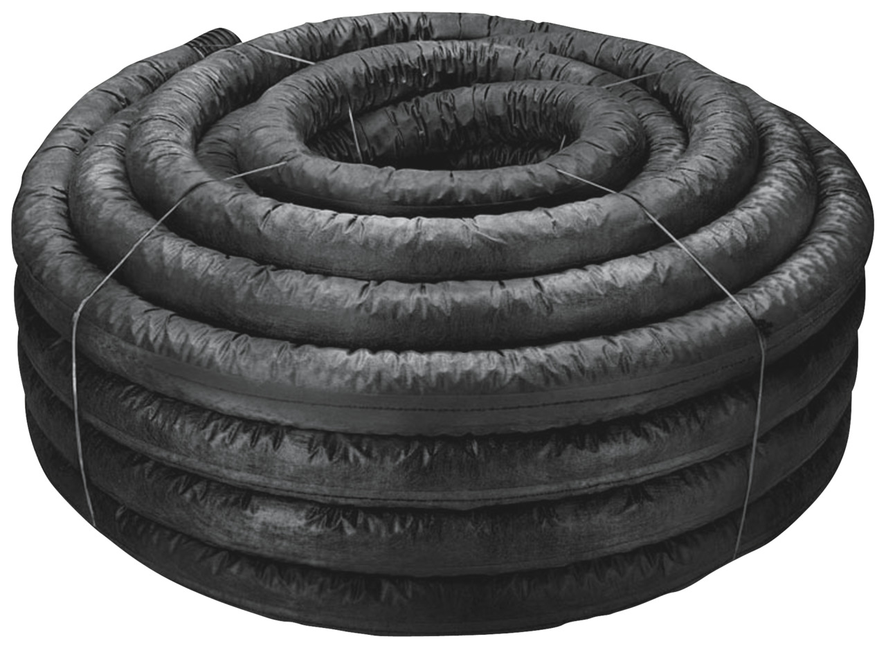 White Cap | Advanced Drainage Systems Inc Ads 100' x 6" Black Hdpe ...