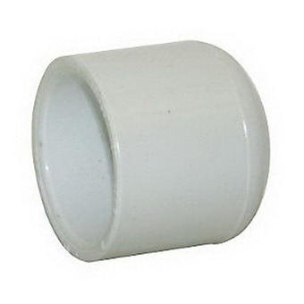 White Cap | DURA 1-29/32 x 1-1/2" Slip White PVC Cap 5/BG
