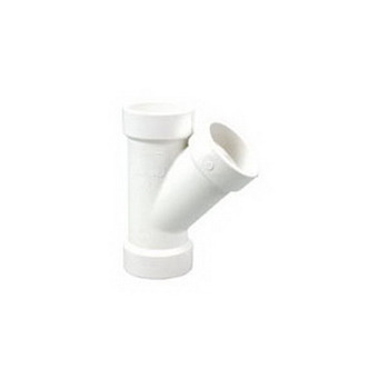 White Cap | 6" DWV SCH40 PVC Wye