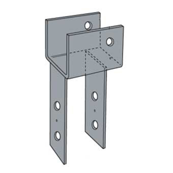 White Cap | Simpson Strong-Tie ECC Series 7-1/2 x 5-1/2 x 6-1/2" 7 ga ...