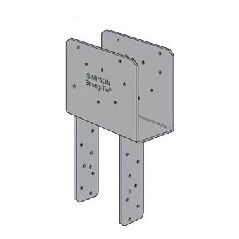 White Cap | Simpson Strong-Tie ECCQ Series 8-1/2 x 3-1/4 x 7" 7 ga Gray ...