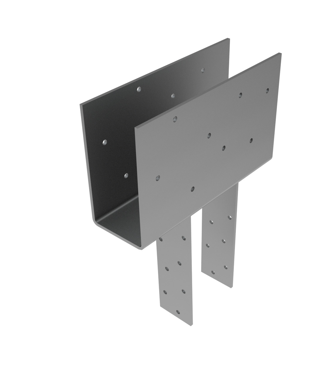 White Cap | USP KCCQ Series 13" 3 ga Gray USP Primer Steel Column Cap