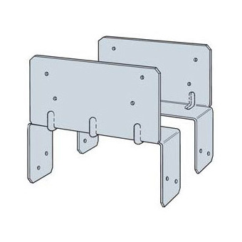 White Cap | Simpson Strong-Tie LPCZ Series 3-1/2 x 3-9/16 x 4-3/4" 18 ...