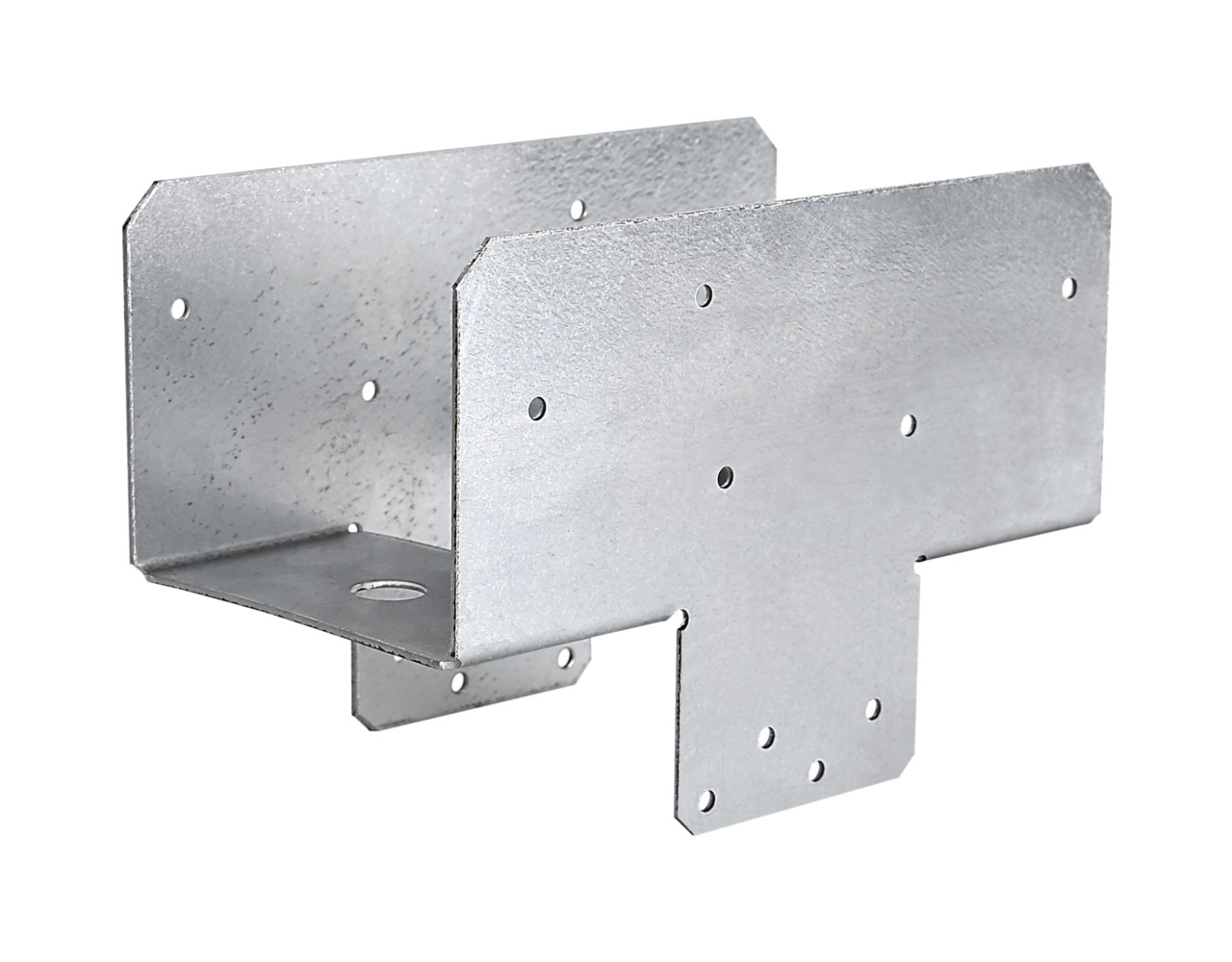 White Cap | Simpson Strong-Tie PCZ 3-9/16" 16 ga Galvanized Steel Post Cap