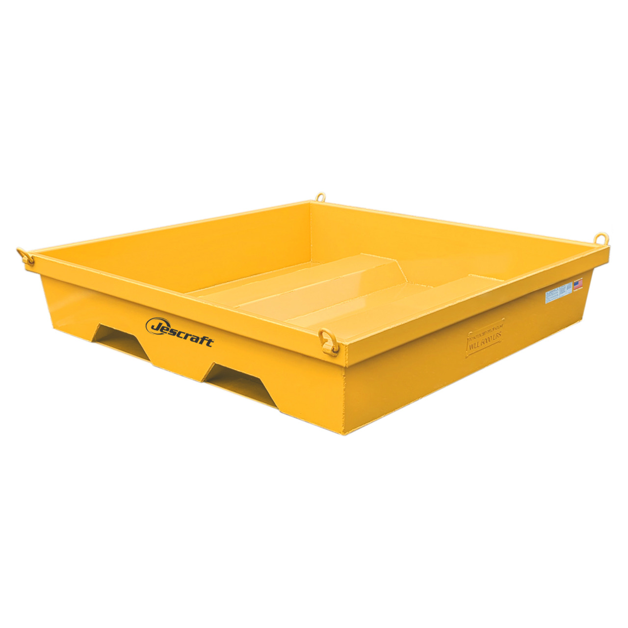 White Cap | Jescraft 72" x 72" x 14" Concrete Washout Pan 310 gal.
