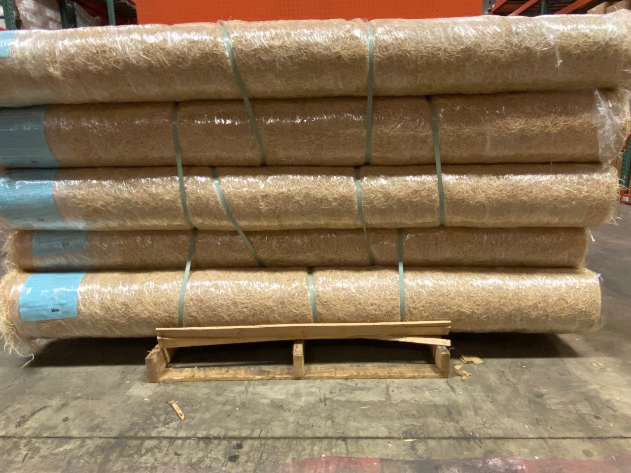 White Cap | Protech Environmental 90 x 8' Single Netted Matting Roll