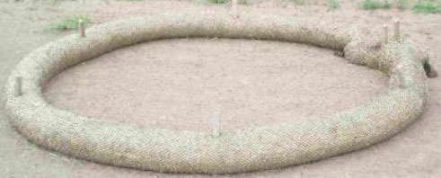 White Cap | American Excelsior STRAW WATTLES 9" X 25' TUBE NETTING