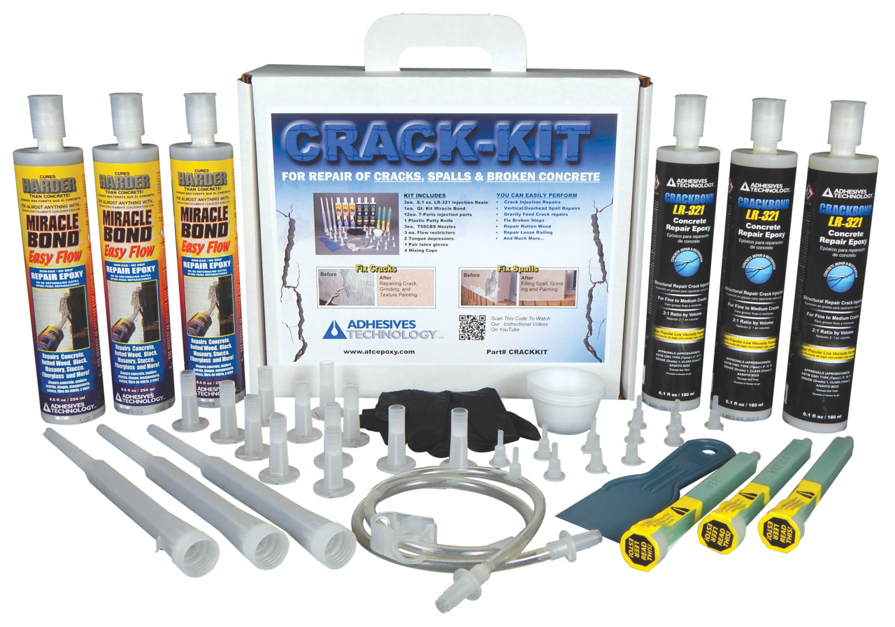 White Cap | Adhesives Technology Crack Kit Adhesive Repair Kit