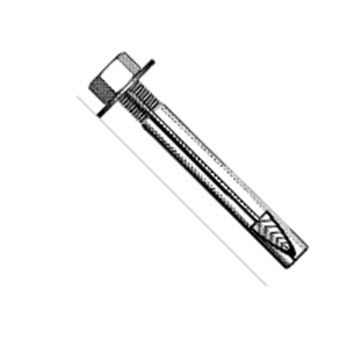 White Cap | PrimeSource 5/8 x 8" Plain Anchor Bolt 50/BG