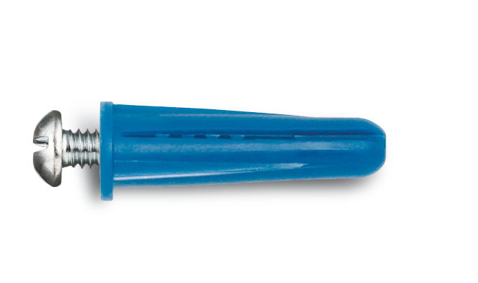 White Cap | Powers Fasteners Bantam Plug #8 To # 10 Plastic Wall Anchor