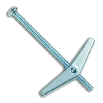 White Cap | 1/4" x 3" Zinc Plated Combo Toggle Bolt