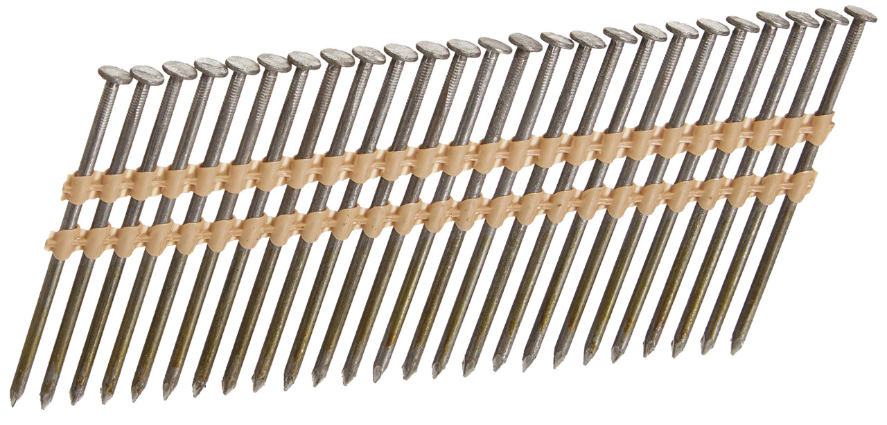 White Cap | Metabo HPT 20105S 3" x 0.120" Bright Smooth Plastic Strip ...