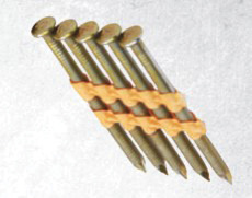 White Cap | Grip-Rite 2-3/8" X 0.113" 21 Deg Round Head Smooth Collated ...