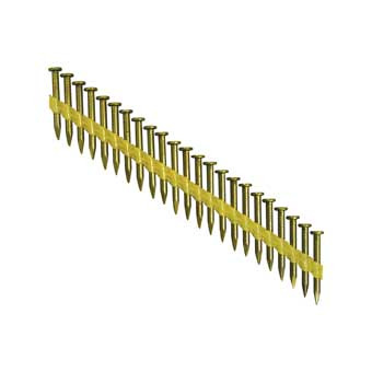 White Cap | Grip-Rite 2-1/2" x 0.148" 30 Degree Positive Placement Heat ...