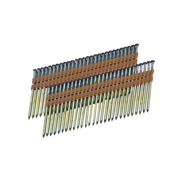 White Cap | 3" x 0.131" 33 deg Clipped Head Smooth Collated Nail 2500/box