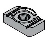 White Cap | Anvil-Strut FIG AS TG 3/8-16 Electro Galvanized Top Grip ...