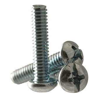 White Cap | Brighton Best #8 32x2" ZP Combo Machine Screw 100/Box