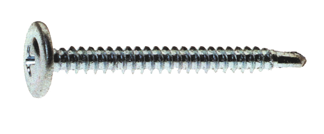 White Cap | Grip-Rite 8 x 1-1/2" Phillips Zinc-Plated Modified Truss ...