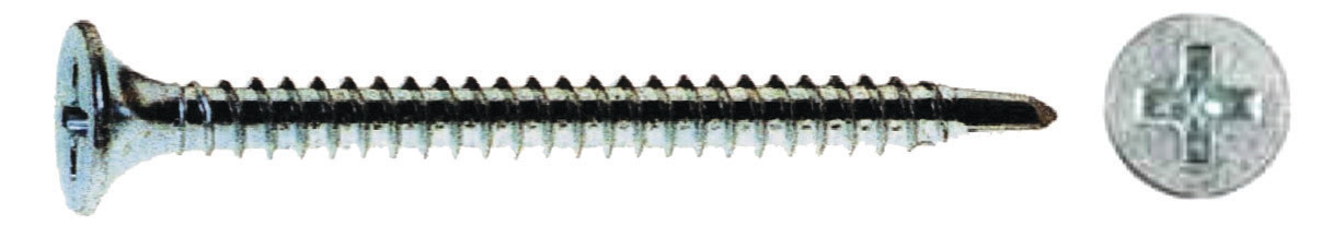 White Cap | 6X1 5/8" Phillips Bugle Head Fine Thread Self Drill Zp ...