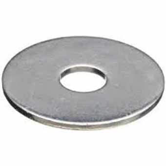 White Cap | 3/8" x 1-1/4" Zinc Plated Fender Washer 100/pack
