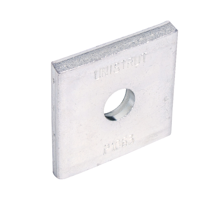 White Cap | Unistrut 3/8" Square Strut Washer