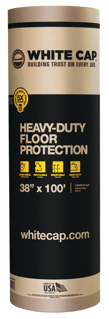 White Cap | Surface Shields 38" x 100' Builder Board WC Custom Print