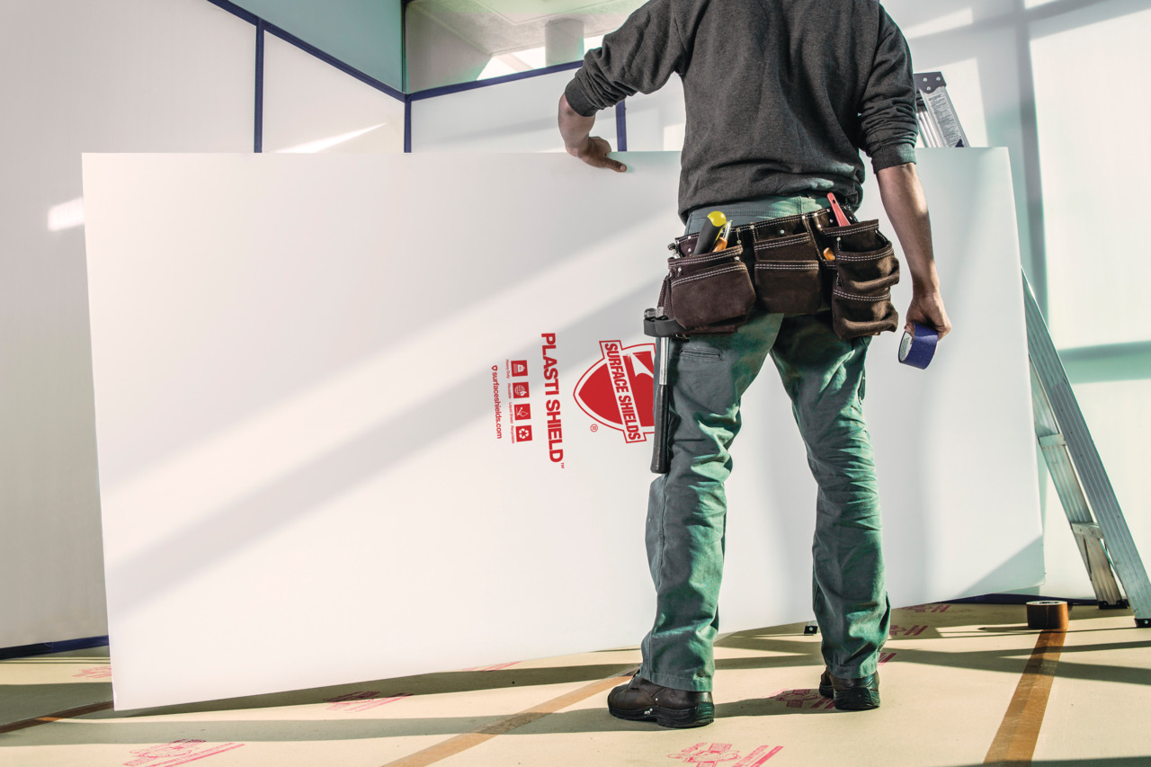 White Cap | Surface Shields 48" x 96" Plasti Shield Surface Protection