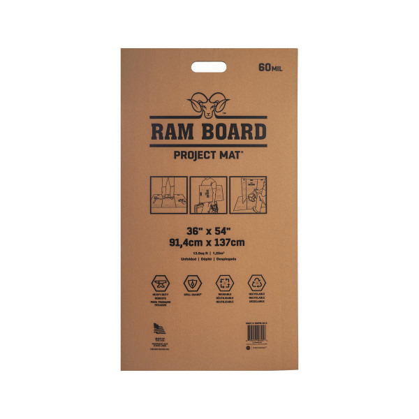 White Cap | Ram Board Project Mat 25pk with Display Box