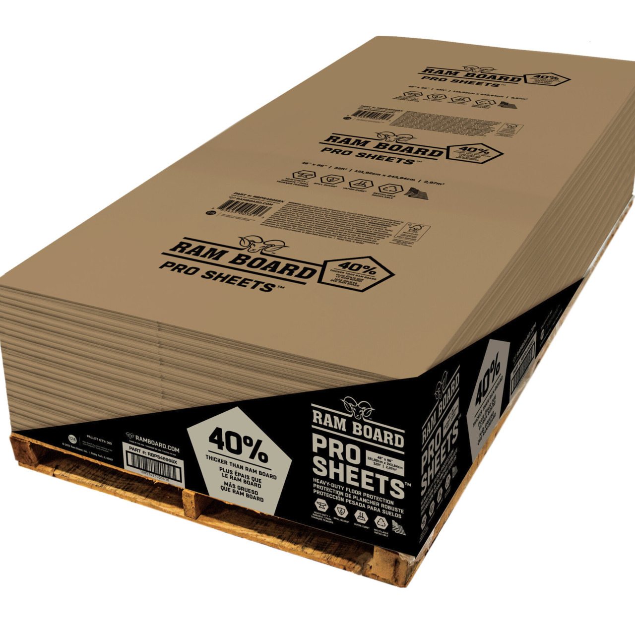 White Cap | Ram Board Pro Sheets