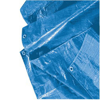 White Cap | Grip-Rite 12' x 16' Blue Poly Tarp 192 Square Foot