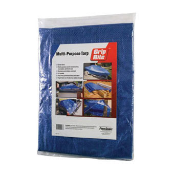 White Cap | Grip-Rite 30' x 40' Blue Poly Tarp 1200 Square Foot