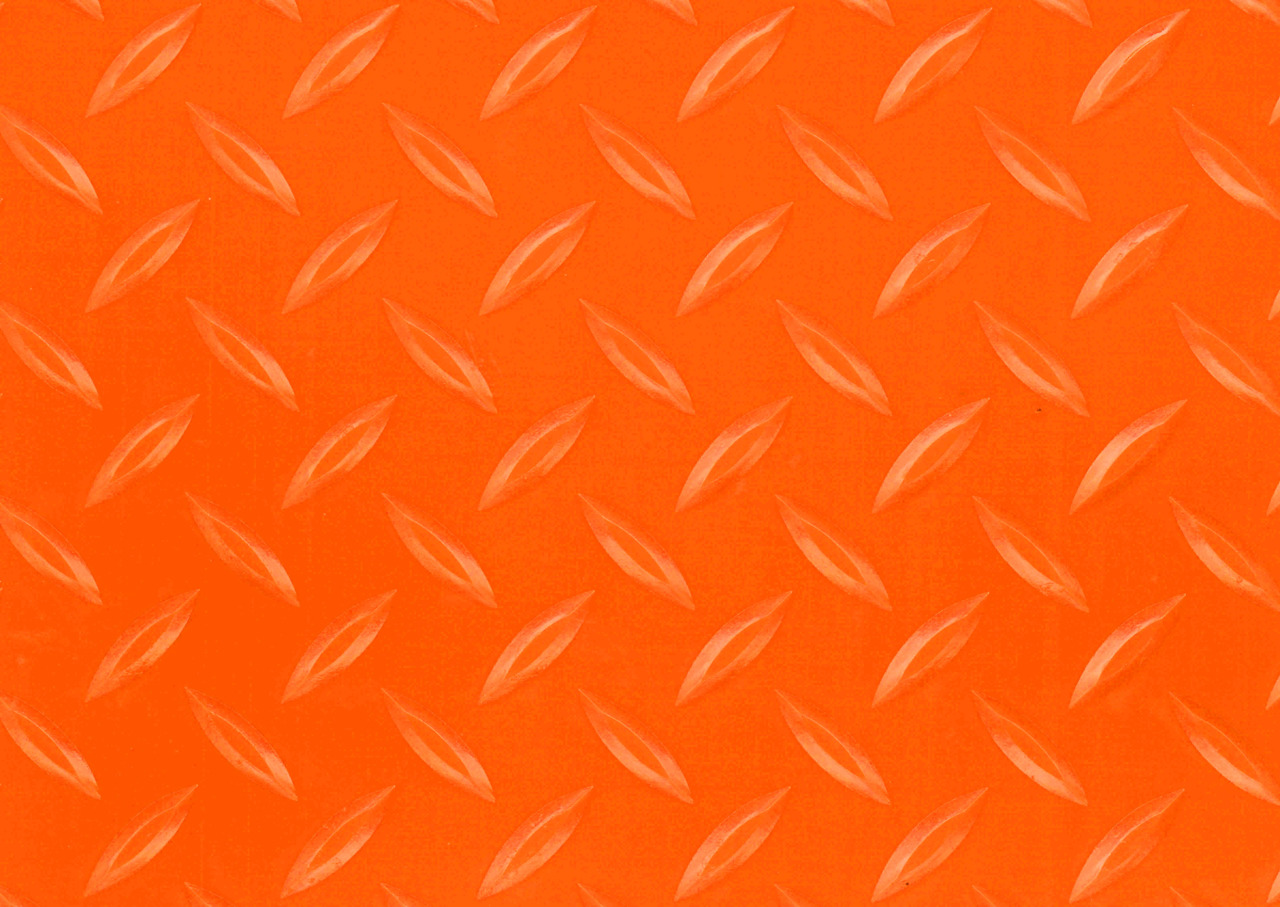 White Cap | Cover Guard 36" x 393' 10 mil Orange Diamond Plate ...