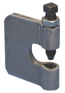 White Cap | Gregory Industries 1/2In Domestic Beam Clamp Eg with Locknut